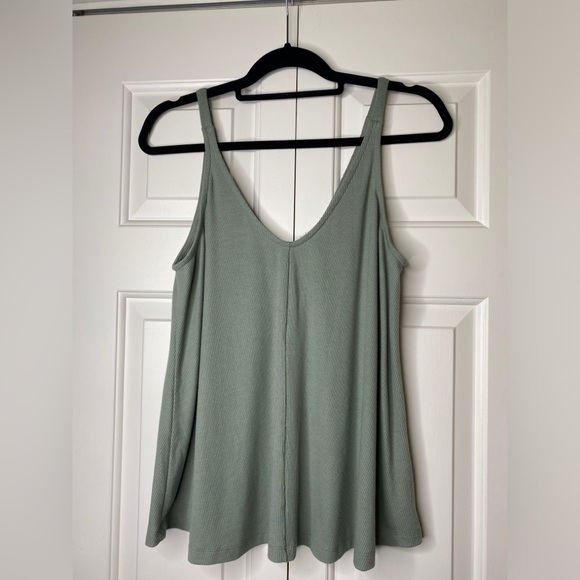 Wishlist | Tops | Wishlist Oversized Sage Green Loosefitting Tank Top ...